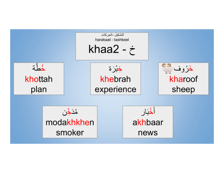 Lesson 2 - Learn Arabic diacritics/harakaat/tashkeel - Champolu